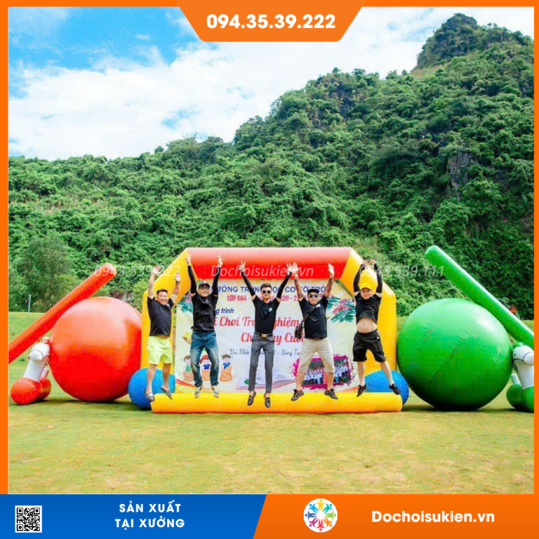 Cổng hơi sự kiện vuông 3x5m - Dành cho hoạt động teambuilding